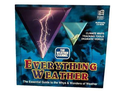 The Weather Channel Everything Weather CD for Windows 1995 Wonders of ...