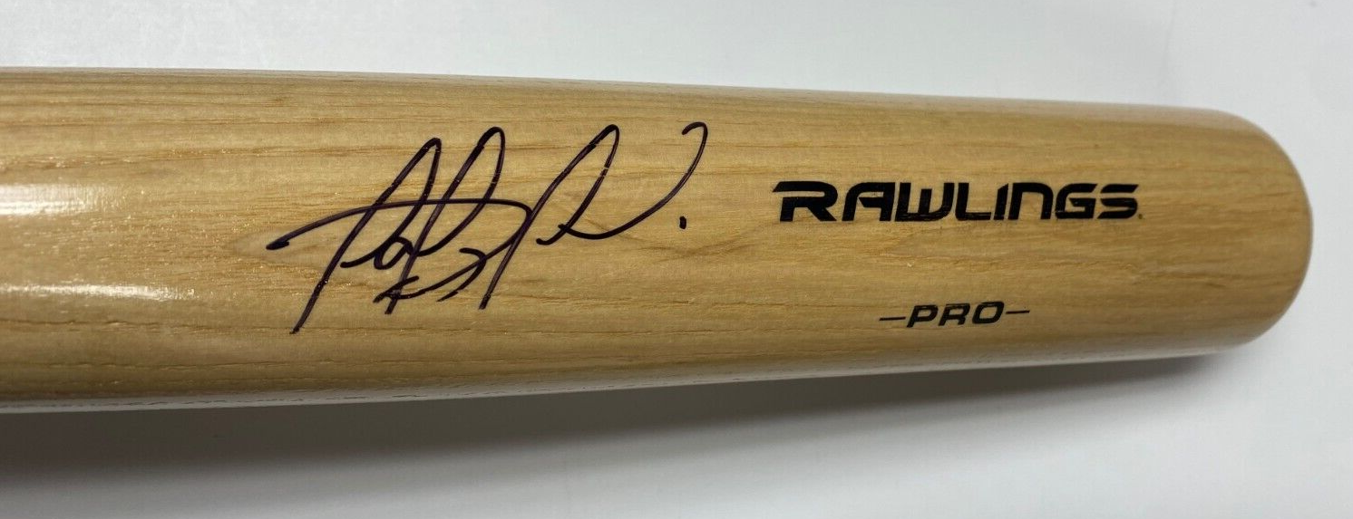 FERNANDO TATIS JR SAN DIEGO PADRES SIGNED AUTO BLONDE RAWLINGS BAT USA ...