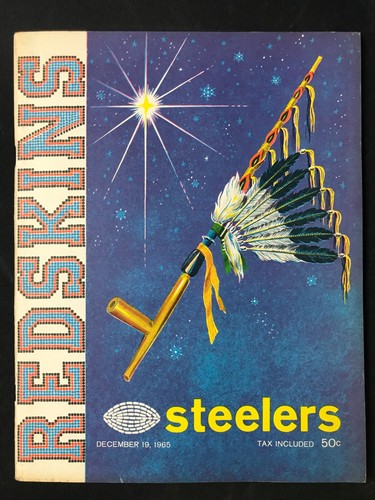 VTG Dec 19th 1965 Washington Redskins Vs Pittsburgh Steelers Game ...