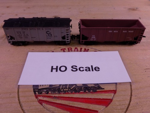 Unknown HO Scale 2 HO Hoppers, No Boxes Lot #Y112 | eBay