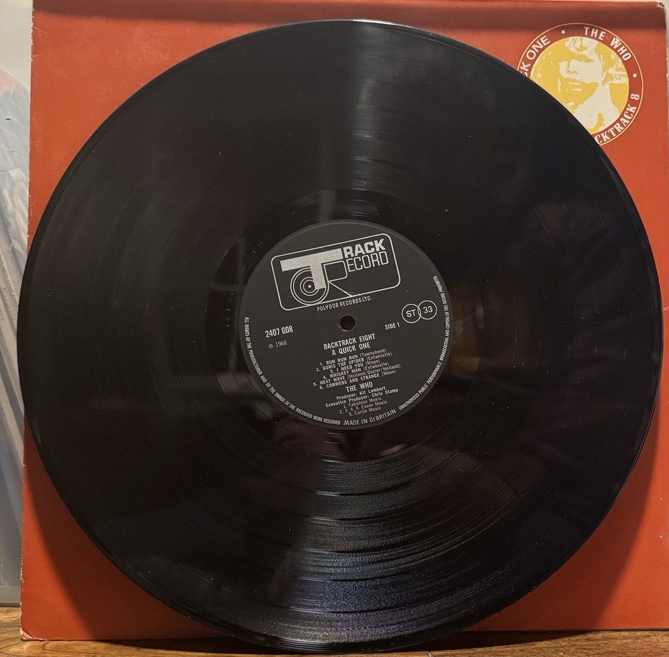 THE WHO ~ BACK TRACK 8 A QUICK ONE ~ Track 2407 008 | eBay