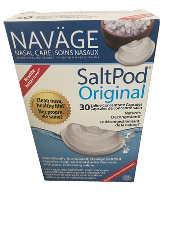 Navage Nasal System Original Saltpods 30 pods Brand New Sealed Salt ...