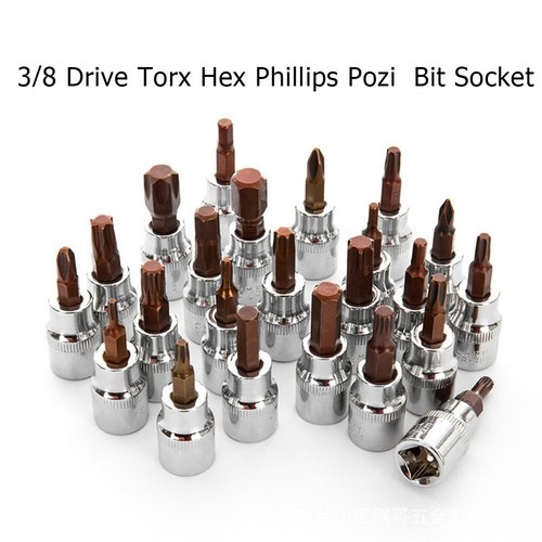 Drive Bit Socket H3-H10 47mm-T55 3/8 Inch Hex Socket Bit Screw Driver ...