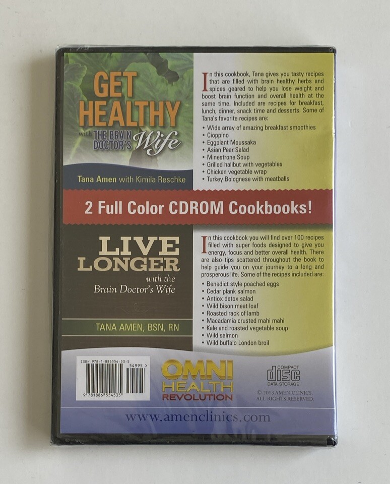 Omni Health Revolution Cookbook by Tana Amen and Daniel G. Amen (2-CD ...