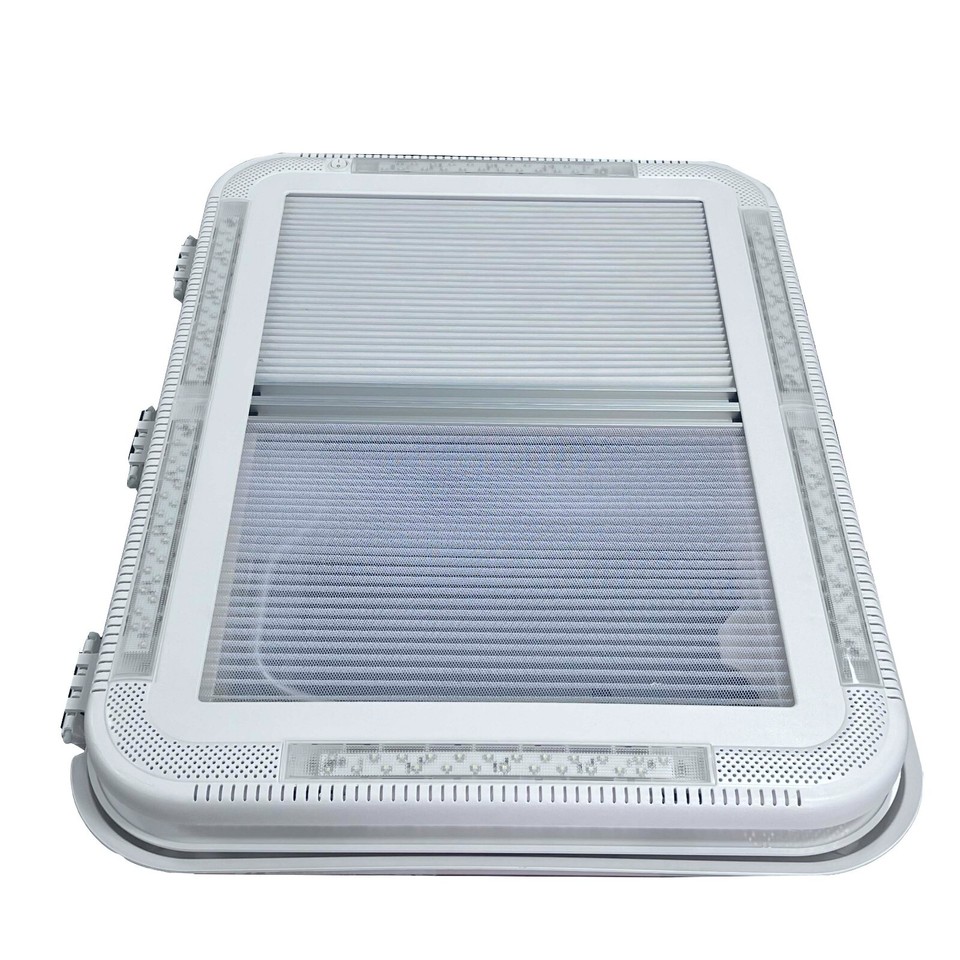 Sky Max LED Light Crystal Dome Roof Vent 820x620 Shower Hatch for ...