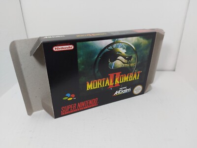 Mortal Kombat II - Super Nintendo - Pal - Nintendo - Snes - Only Box | eBay