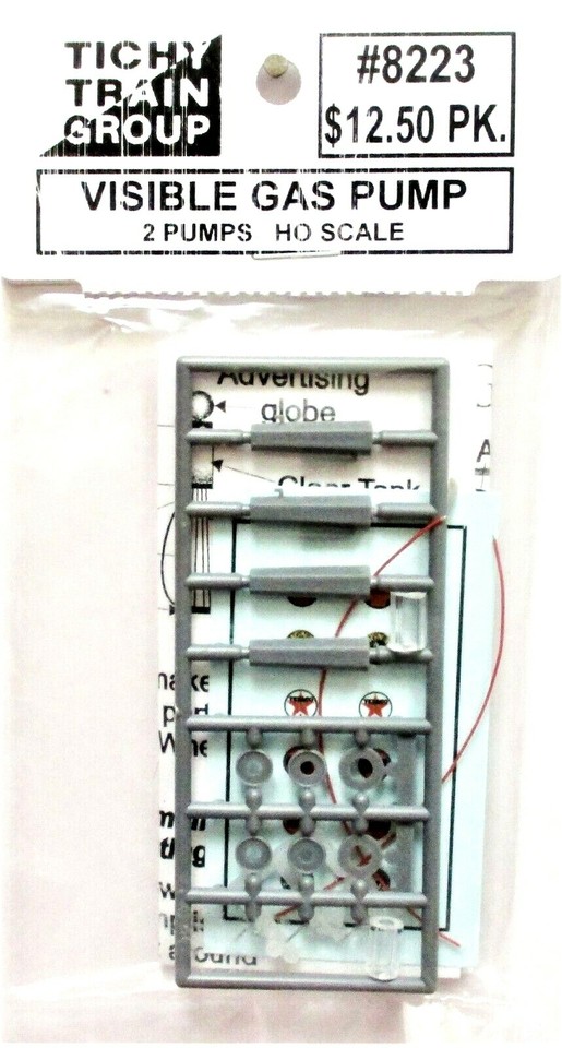 HO Scale Tichy Train Group 8223 Visible Gas Pump Kit (2) pcs | eBay