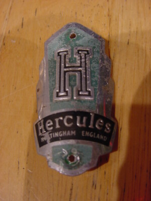 VTG BICYCLE HEAD BADGE HEADBADGE - HERCULES | eBay