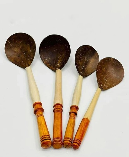 Ceylon Curry Spoons Kithul wood Natural Handmade Traditional cook ...