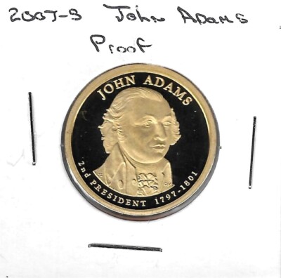 2007-S John Adams Presidential Dollar Proof | eBay