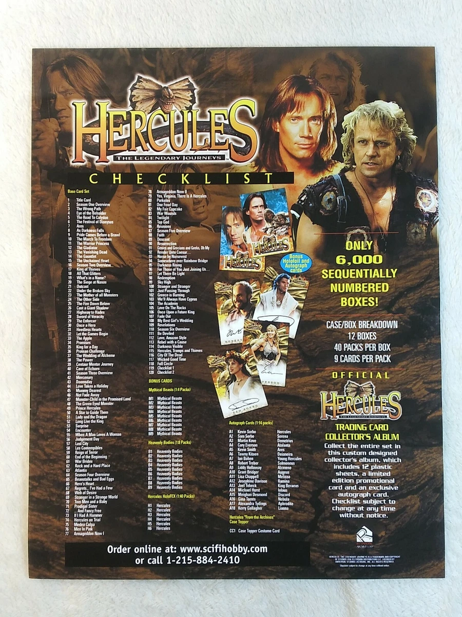 Hercules The Legendary Journeys Poster