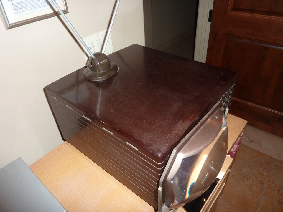 Admiral 1949 Bakelite 7" TV Set w/Magnifier-Works Perfectly | eBay
