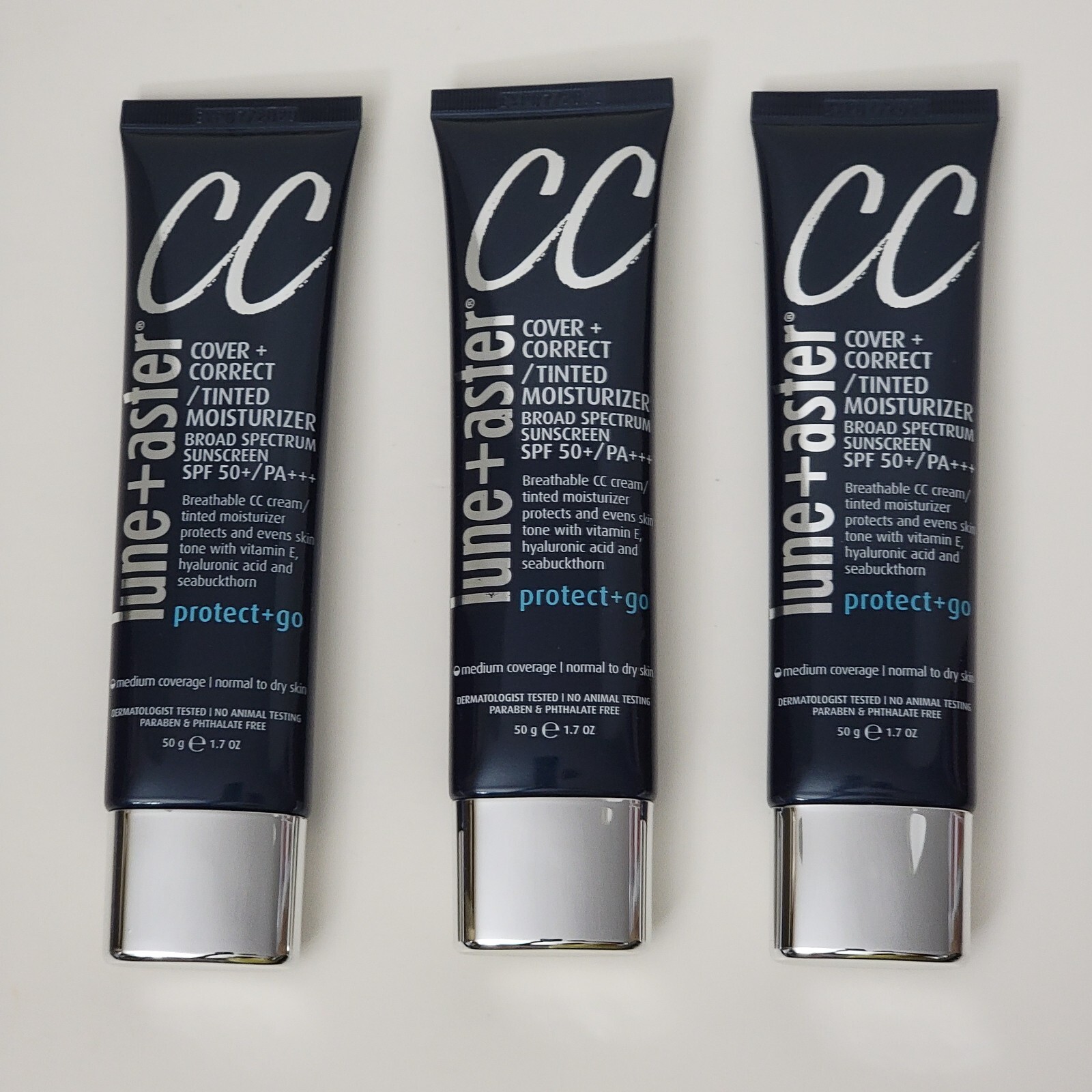 lune + aster CC COVER + CORRECT TINTED MOISTURIZER 1.7 oz PICK YOUR ...