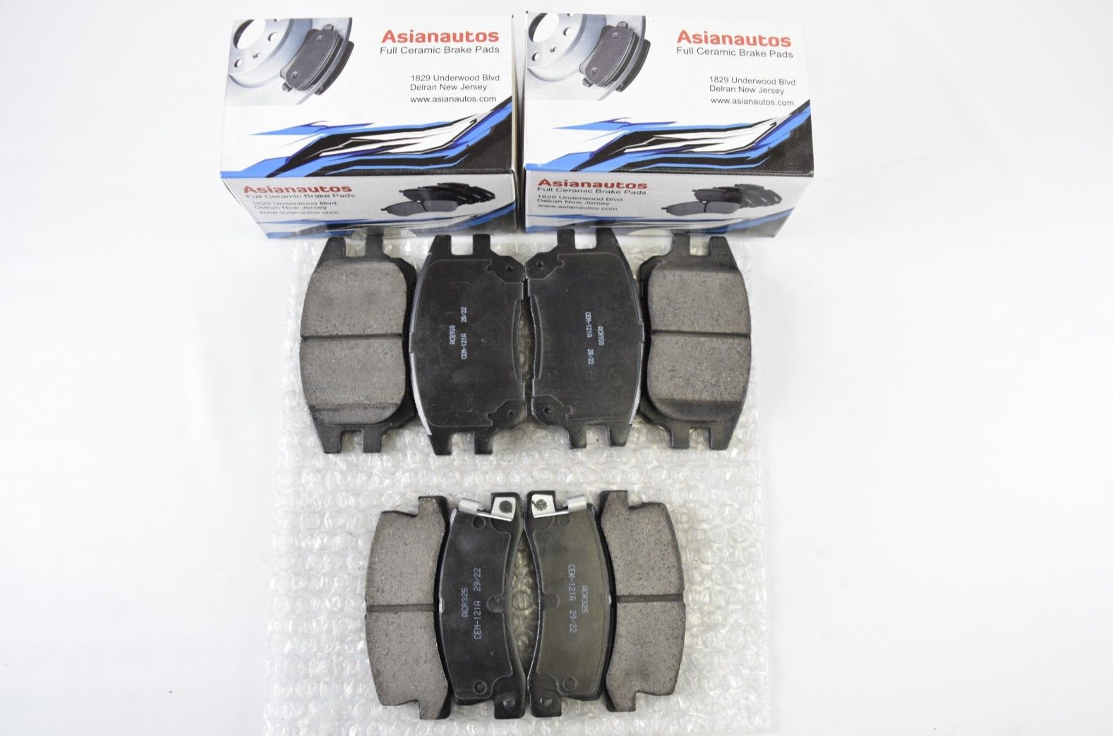 Asianautos Full Ceramic Front and Rear Brake Pads For Lexus RX300 2002 ...
