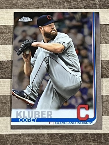 2019 Topps Chrome Baseball Corey Kluber Card #188 | eBay