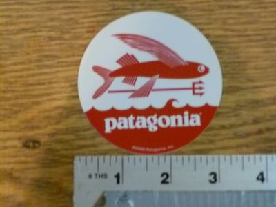 Patagonia Round Fly Fish Stickers Decals | eBay