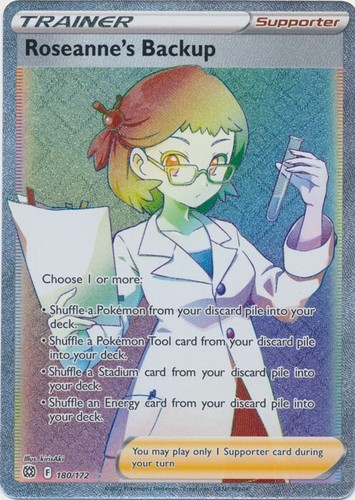 Holo Roseanne's Backup Secret 180/172 Secret Rare Brilliant Stars ...