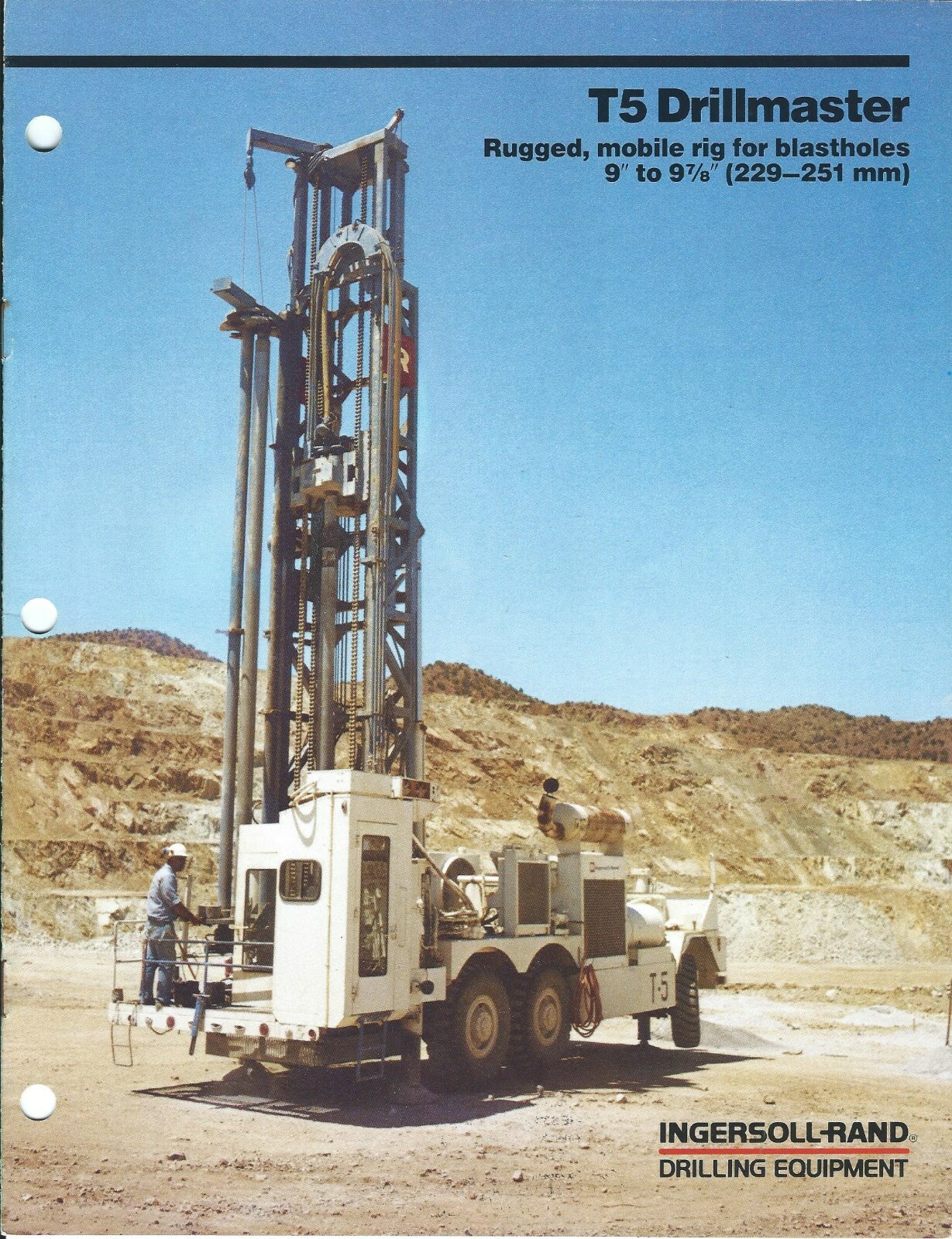 Equipment Brochure - Ingersoll-Rand - T5 Drillmaster - Drill Rig Mining (E5712) | eBay