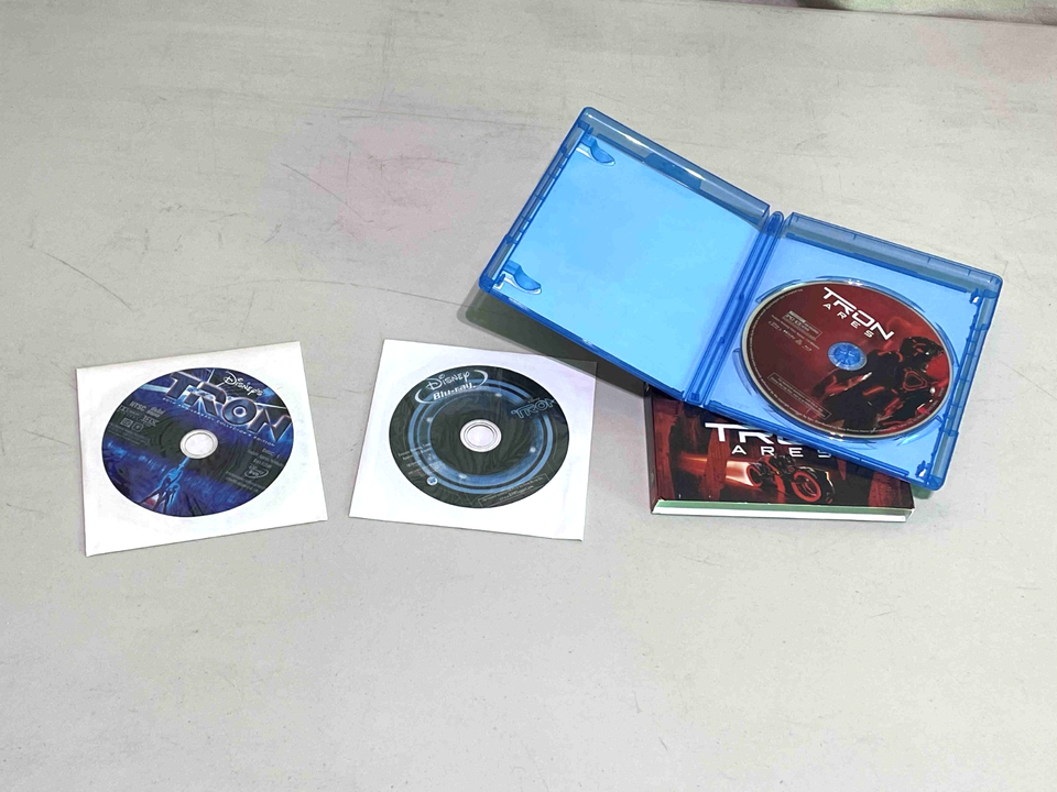 USED - TRON/TRON: LEGACY/TRON: ARES Triple Movie Lot - NO DIGITAL CODES ...