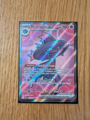 Mismagius EX 112/094 Phantasmal Flames Full Art holo Pokémon TCG Card ...