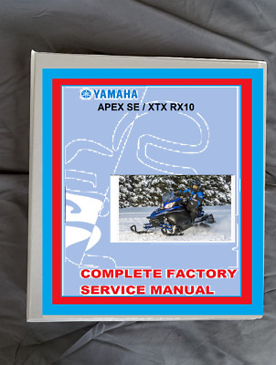 2012 Yamaha Apex XTX sled snowmobile service repair workshop manual ...