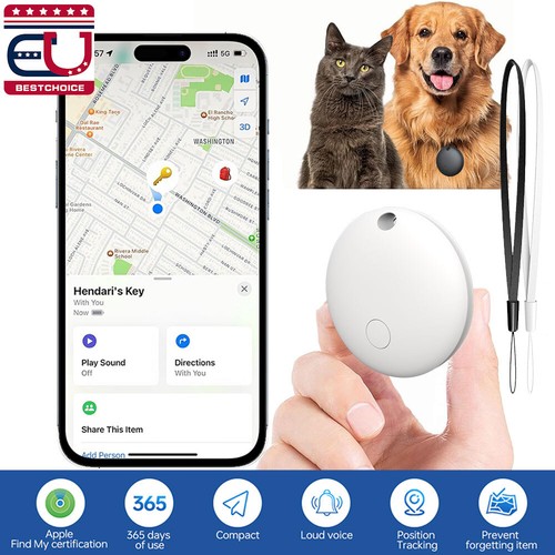 Bluetooth Tracker Smart Tag Mini GPS Tracking Key Pet Anti-Loss Finder ...