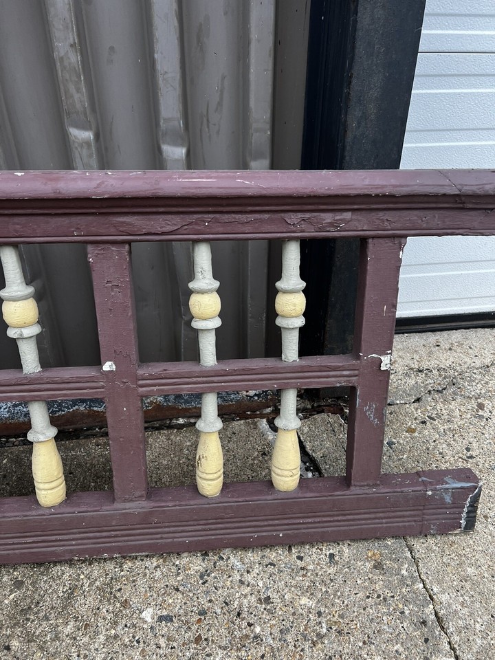 circa 1880 victorian porch railing balustrade length - 125” x 23” x 4 ...