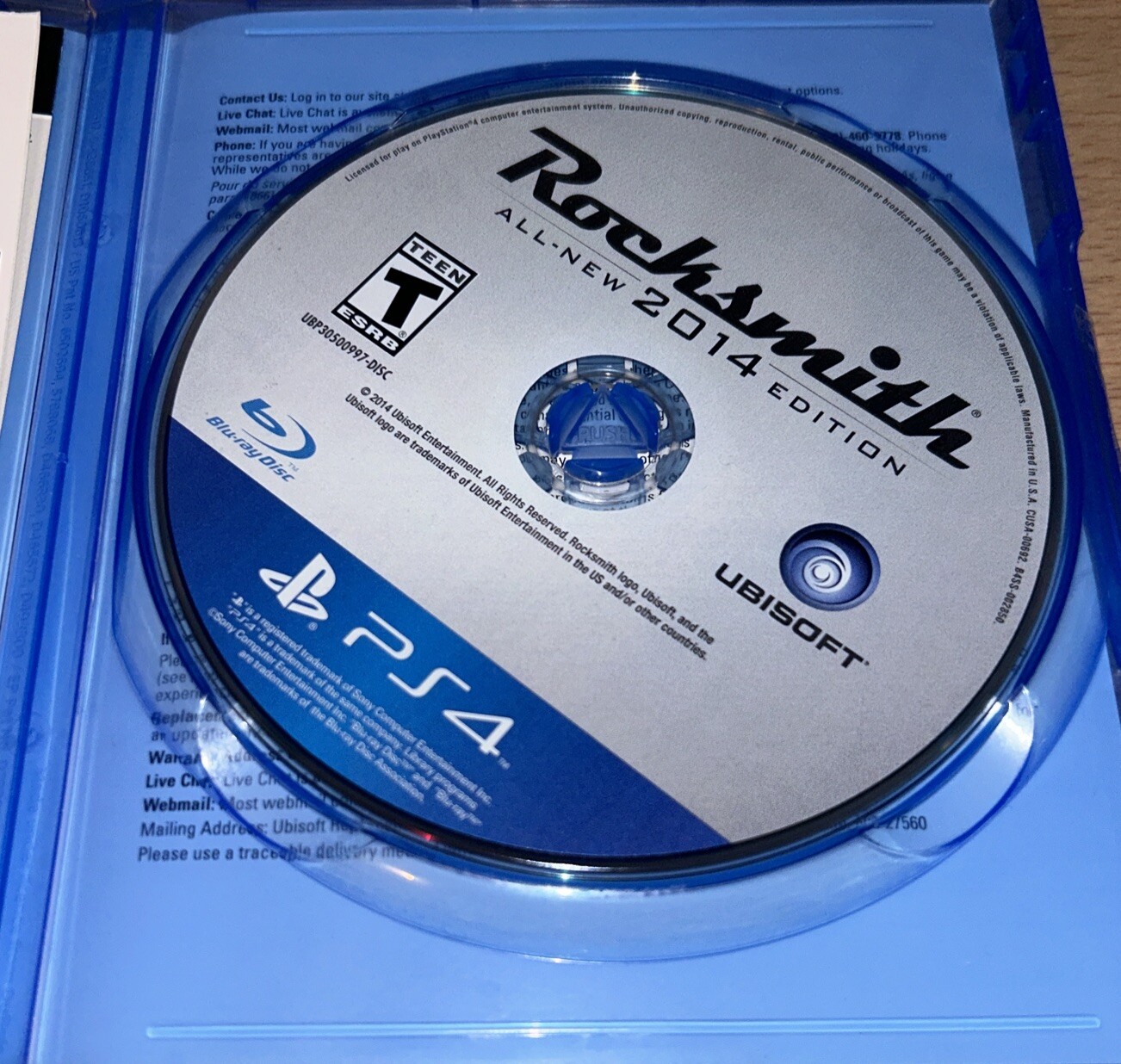 Ps4 Rocksmith 2014 Edition Remastered No Cable Game Only 887256000011 ...