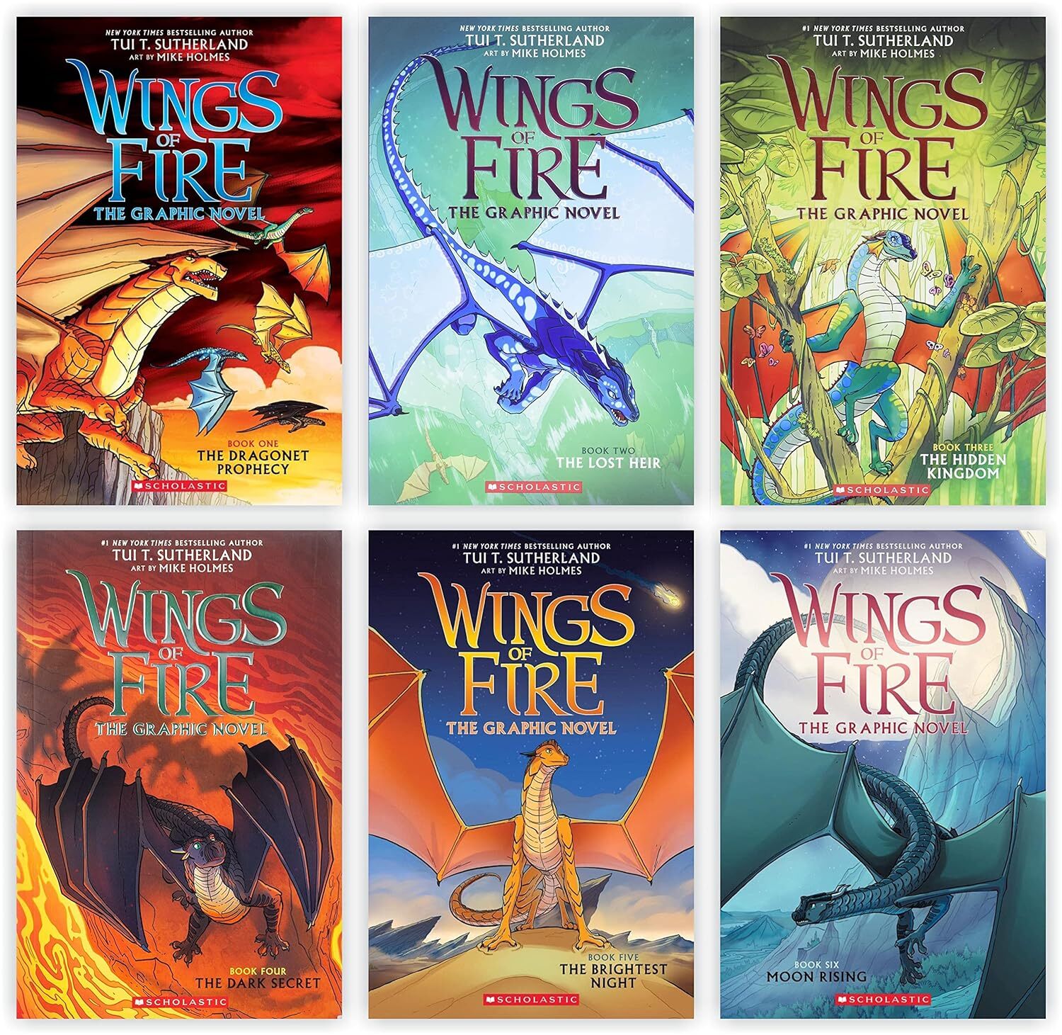 Wings of Fire Graphic Novels 6 Books Collection Set (Book #1 - #6) | eBay