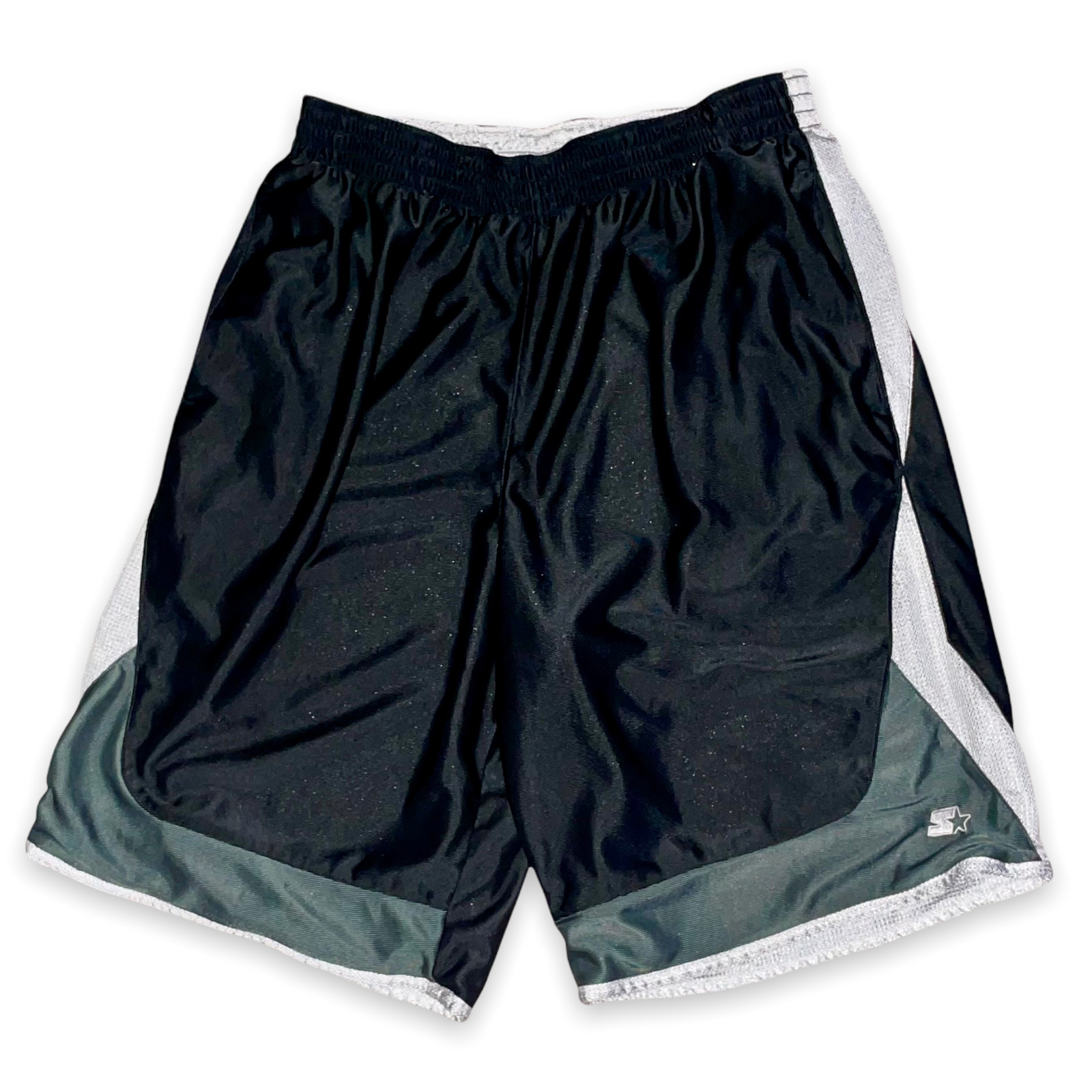 Starter Dazzle Basketball Shorts Silky Shiny Reversi… - Gem