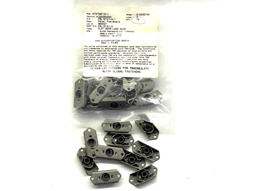 (5 PIECE LOT) FBL10141-3-1, ALCOA, PANEL FASTENERS FLAT BEAM SELF ...