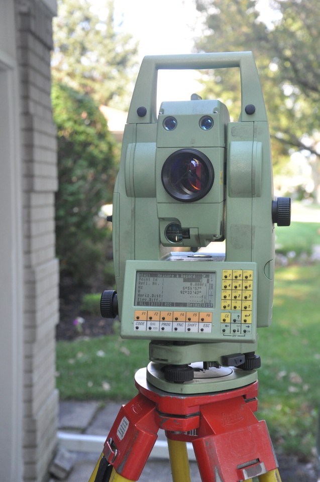 Leica TCRA 1105 Plus 5" Motorized Total Station with Power Search, and ...