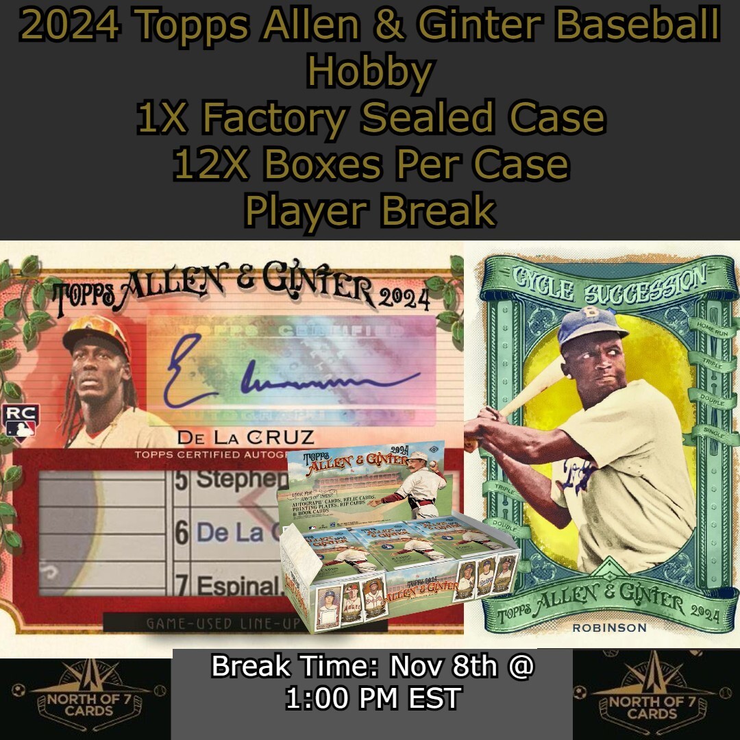 John Wayne 2024 Topps Allen & Ginter Baseball Hobby 1X Case BREAK #12 ...