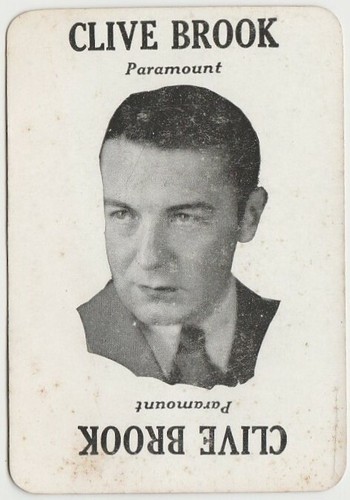Clive Brook vintage 1929 Wilder Movie-Land Keeno Game Card - Film Star ...