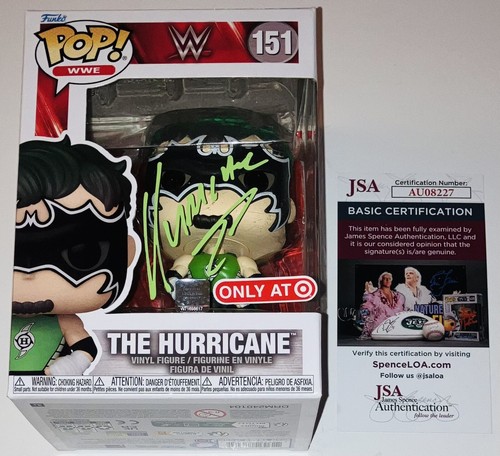 THE HURRICANE SIGNED AUTOGRAPHED WWE FUNKO POP #151 SHANE HELMS JSA COA ...