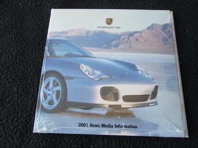2001 Porsche CD-Rom Press Kit 996 Carrera GT 911 Turbo Media Info ...