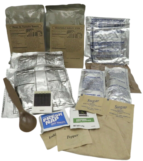 1 - HUMANITARIAN DAILY RATION HDR - RANDOM MENU - GENUINE US MEAL READY ...