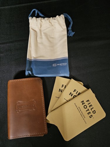 Bushmills Irish Whiskey Rustico Field Notebook Leather Pocket Journal ...