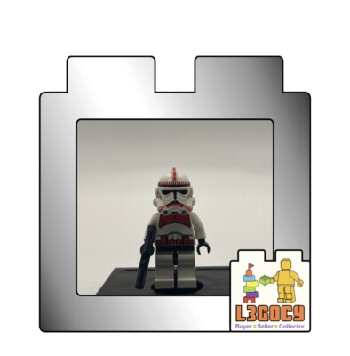Lego Star Wars Red Shock Trooper Clone Minifigure Sw0091 2005 | eBay