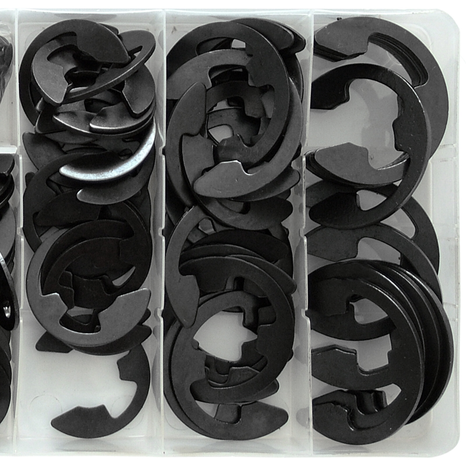 E-Clips Retaining Snap Ring Set. 300pc External E Clip C Ring Circlips ...