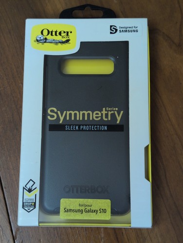 OtterBox Symmetry Series Sleek Case for Samsung Galaxy S10 - Black ...