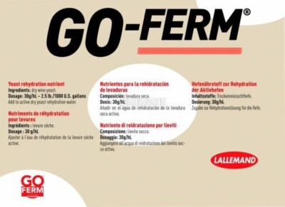 GO-FERM 48G Natural Yeast Rehydration Nutrient Wine Making Home Brew ...