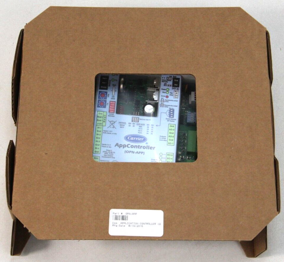 NEW Carrier OPN-APP i-Vu General Purpose HVAC Building Application ...