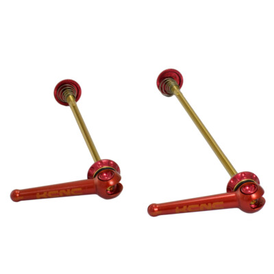 KCNC Grooving QR Road Titanium Axle Hub Skewer , Red | eBay