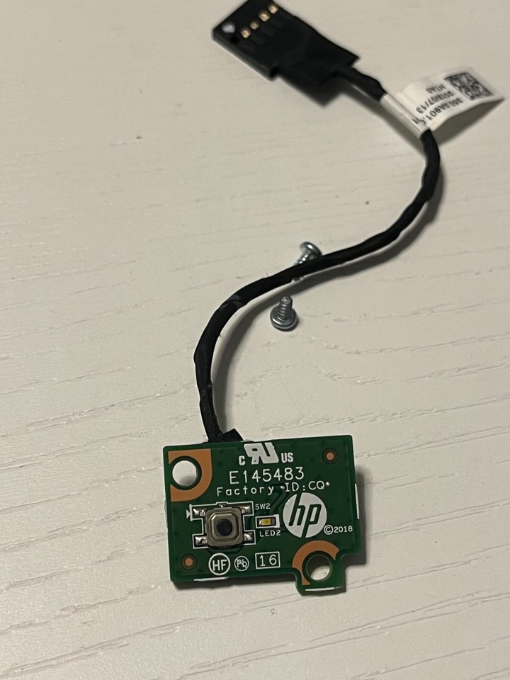 HP 290 G2 MT - Power Button - 350.0A901.0001 , E145483 , L24318-001 ...