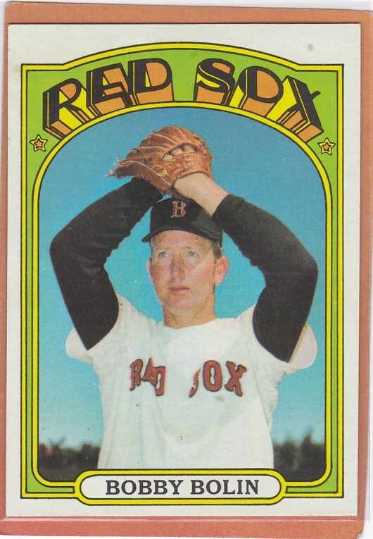 1972 TOPPS BASEBALL BOBBY BOLIN #266 RED SOX EXMT/EXMT+ *A4730 | eBay