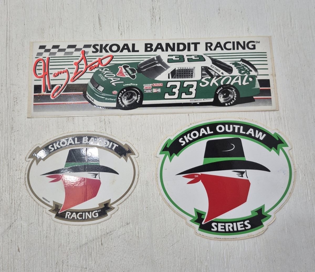 Lot of Vintage Skoal Outlaw Bandit Stickers Decal Racing Nascar NHRA ...