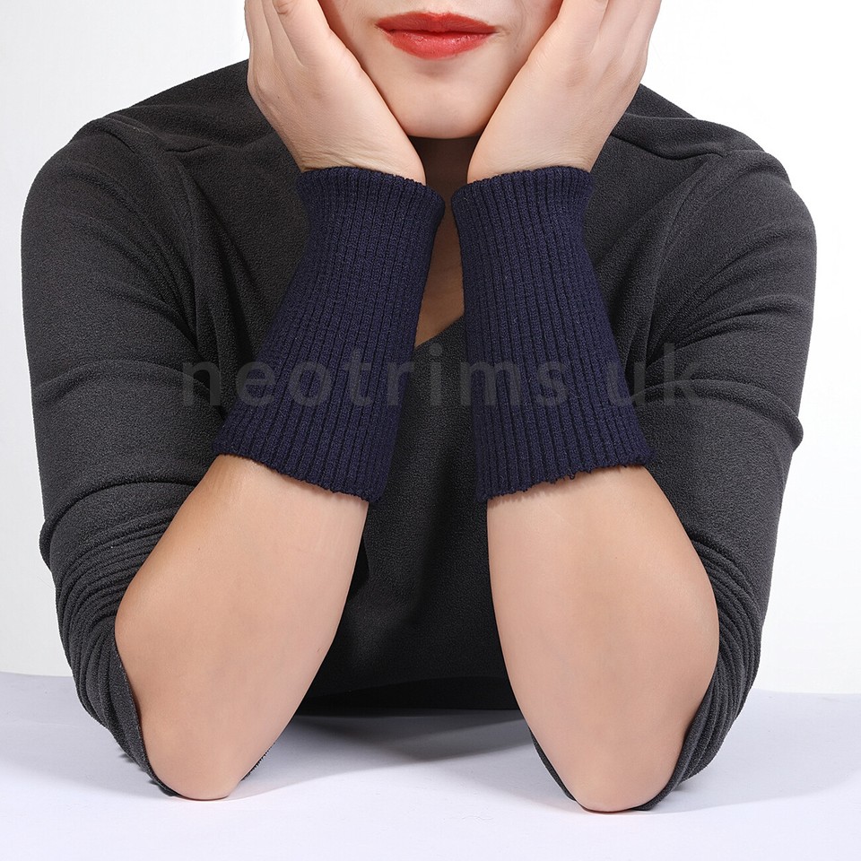 Knit Rib Cuff Stretch Ribbed Fabric Cuffing Trim Revamp Clothing Jacket ...