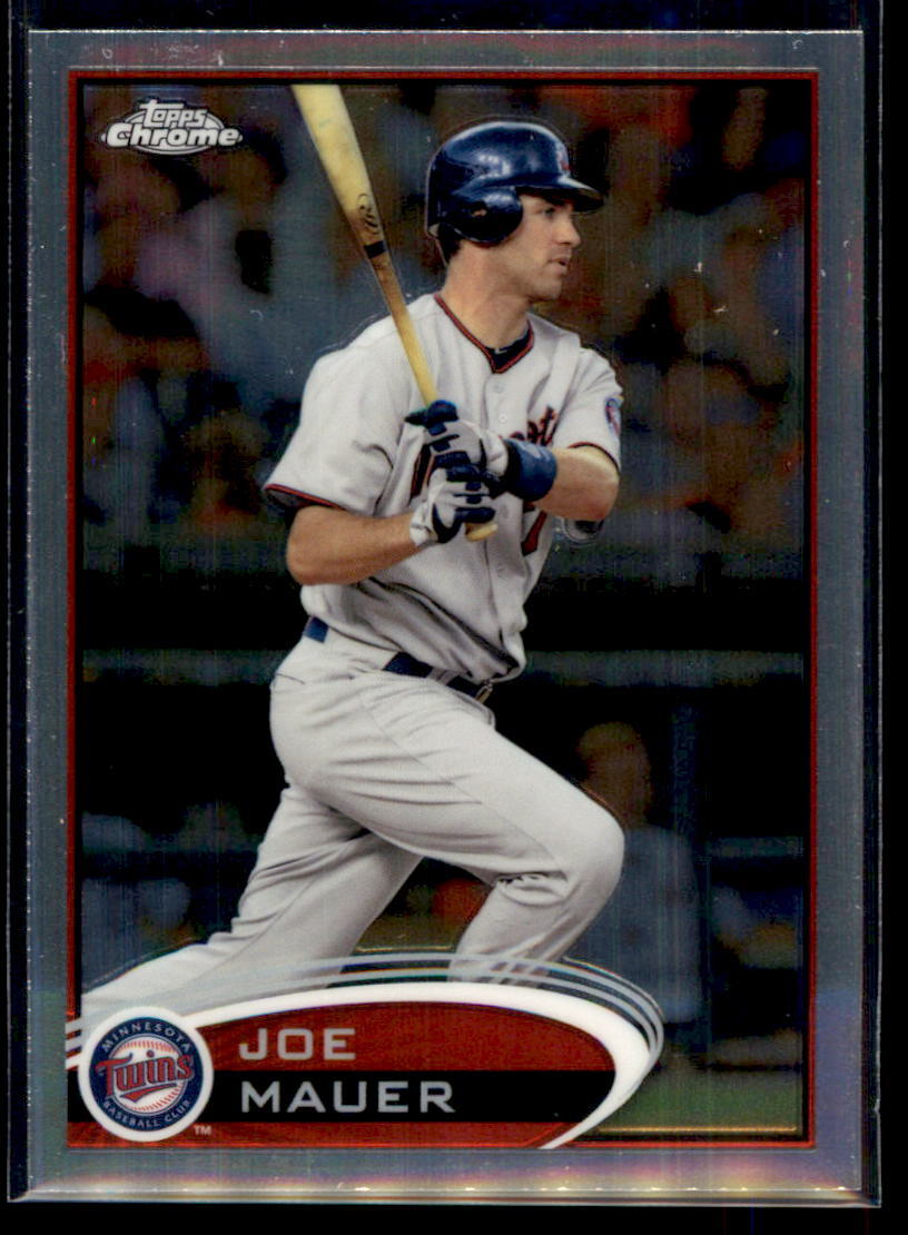 2012 Topps Chrome Joe Mauer #50 Minnesota Twins | eBay