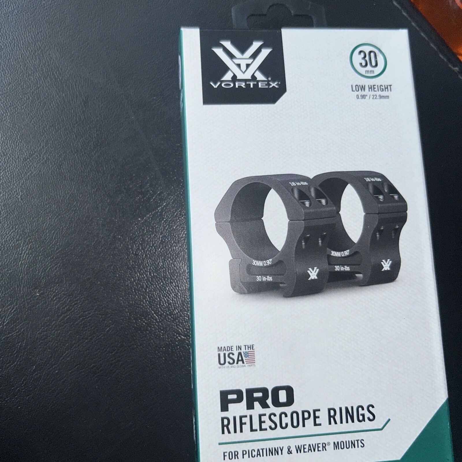 Vortex Optics Pro Series 30 mm Riflescope Rings - Pair (PR30-L) for ...